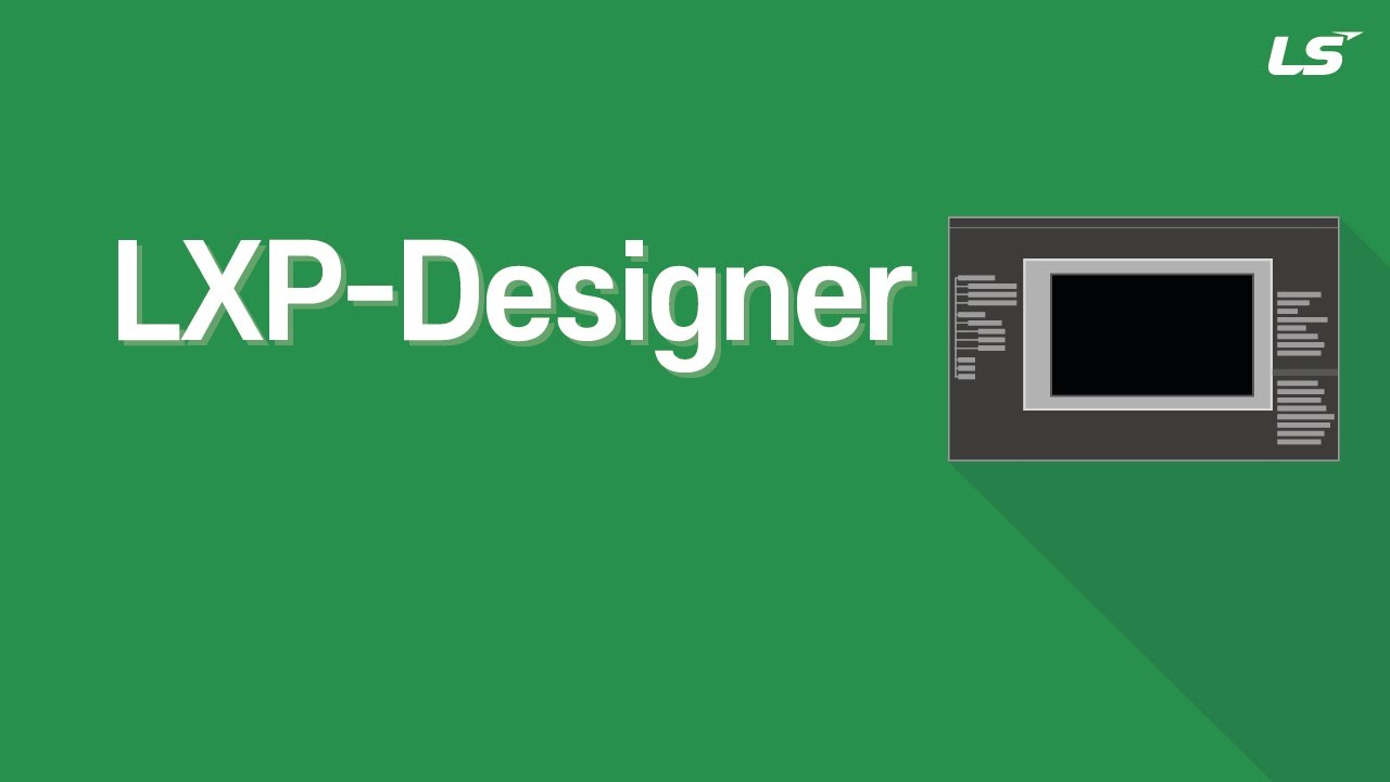 LS ELECTRIC | HMI LXP-Designer - YouTube