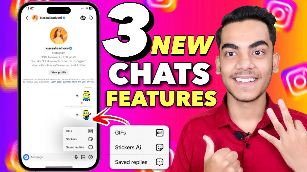3 New Instagram Chat Features | 3 Instagram New Message Updates ...