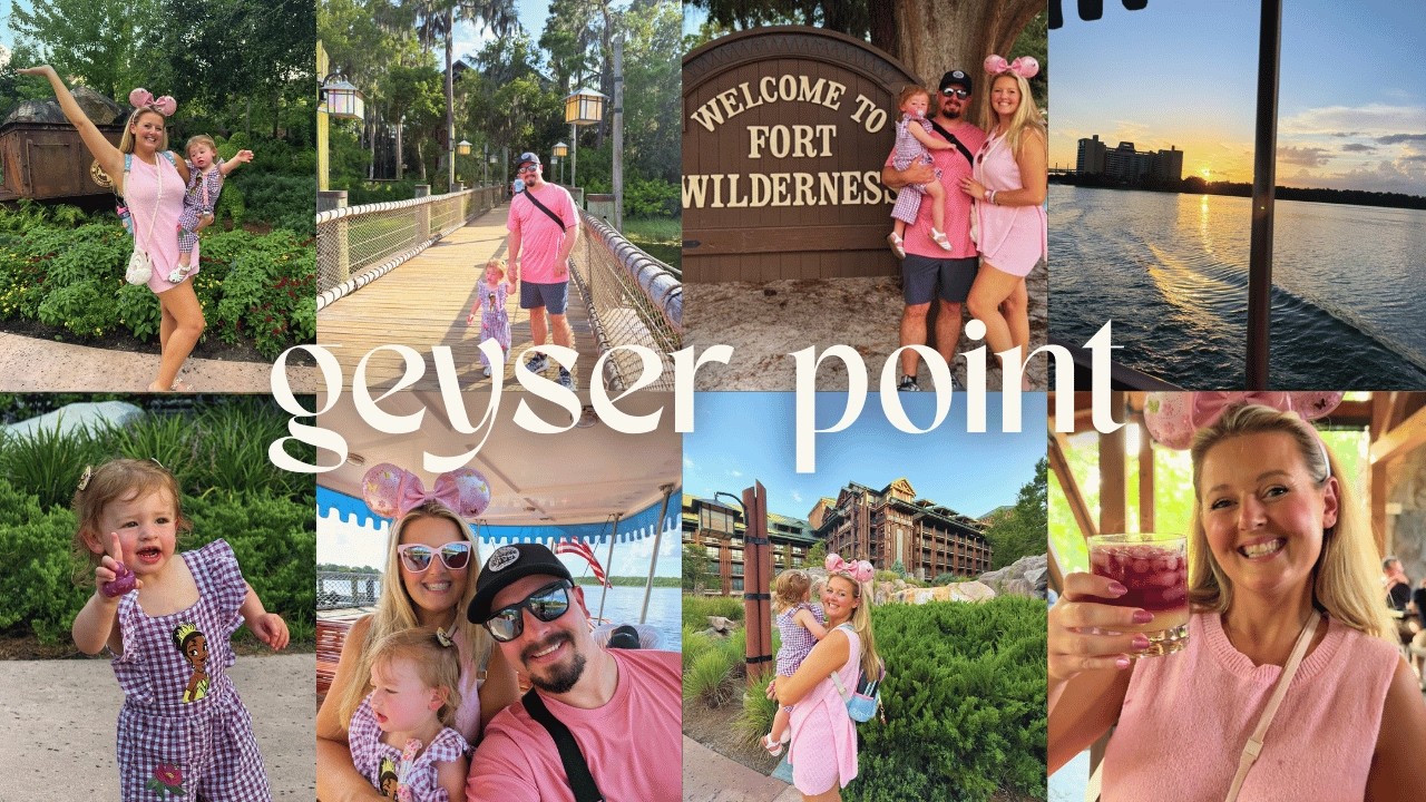 DISNEY VLOG Fort Wilderness Campfire FAIL and Dinner at Geyser Point ...