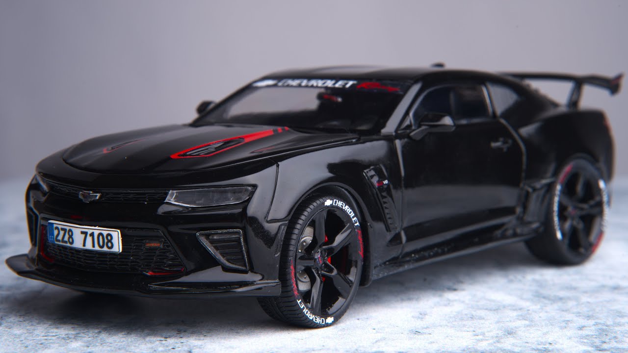 Chevrolet camaro 2016 custom model kit - YouTube