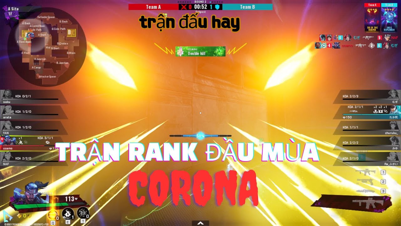 FRAG PUNK : trận rank mãn nhãn với con tướng CORONA :) - YouTube