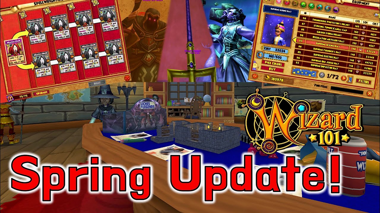 Wizard101 - ALL Spring 2025 Updates! (HUGE Additions!) - YouTube