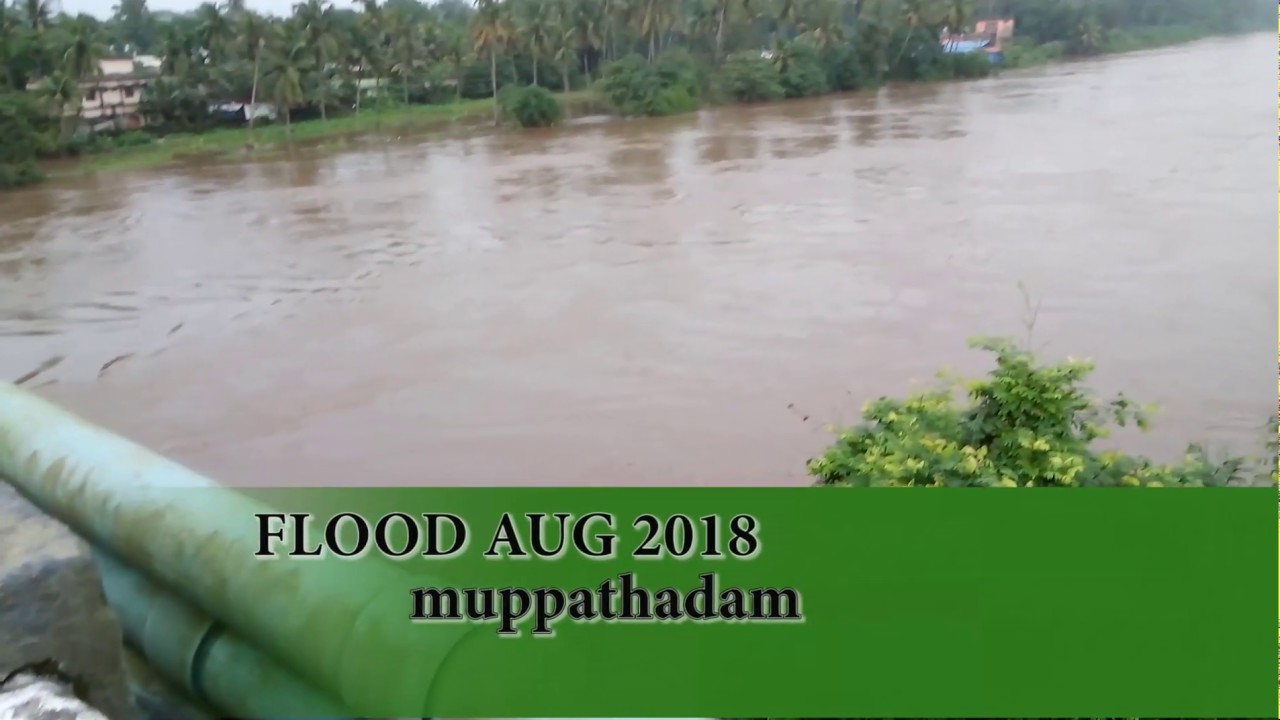 kerala flood 2018 aluva muppathadom region - YouTube