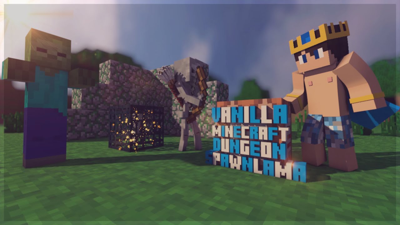 VANİLLA MİNECRAFT'TA DUNGEON SPAWNLAMA ! - YouTube