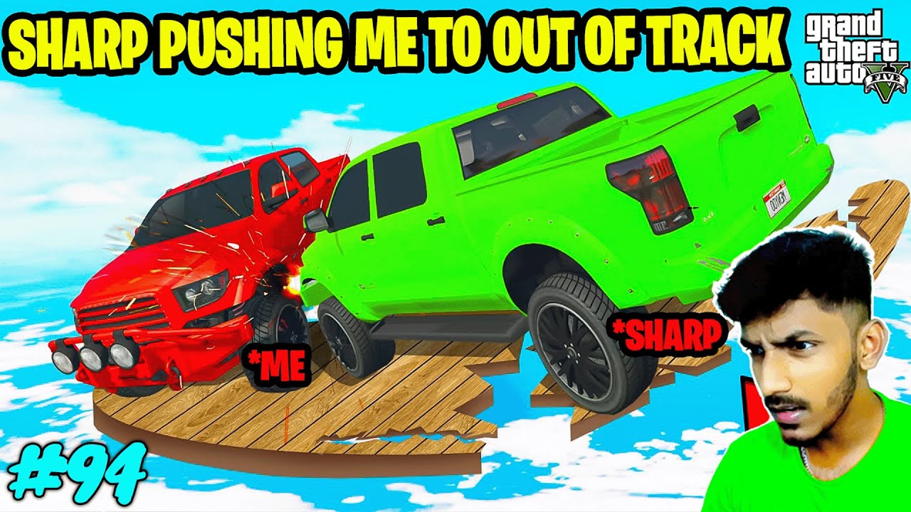 🚖SHARP PUSHING ME TO OUT OF TRACK🔥- GTA 5 TAMIL GAMEPLAY - FUN RACE💯 ...