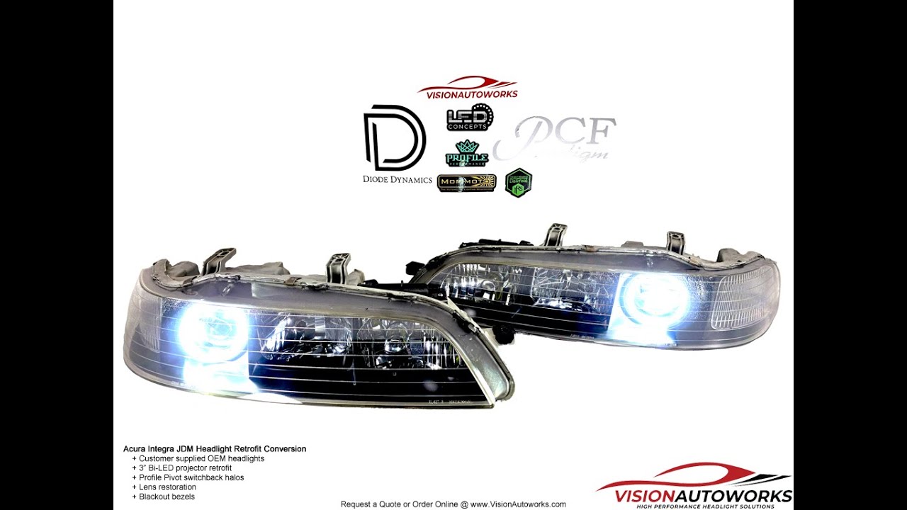1991 Acura Integra Headlights Headlights Won't Go Down 89 Teggy