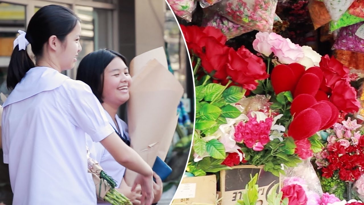 Bangkok's Beautiful 24 Hour Flower Market - YouTube