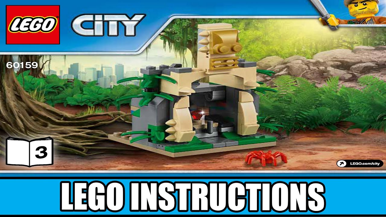 LEGO Instructions | City | 60159 | Jungle Halftrack Mission (Book 3 ...