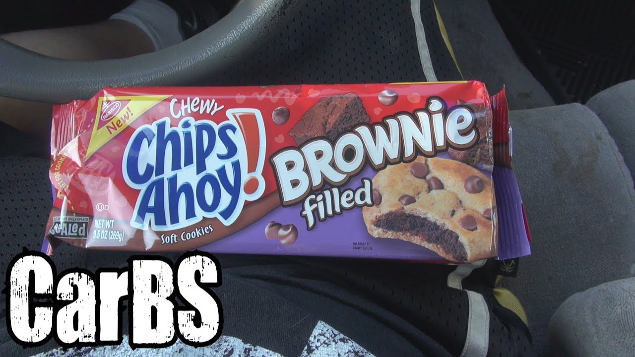 CarBS - Chips Ahoy! Chewy Brownie Filled Soft Cookies - YouTube