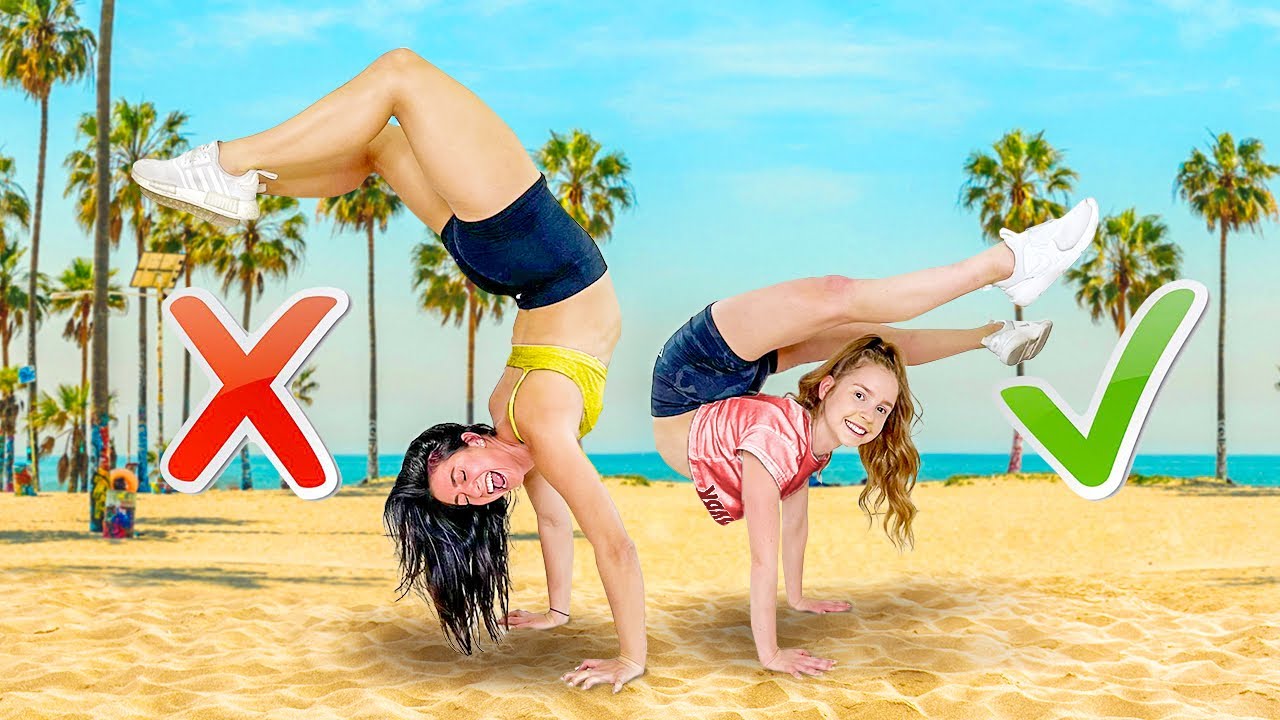 Extreme Flexibility Challenge Vs Anna Mcnulty Youtube