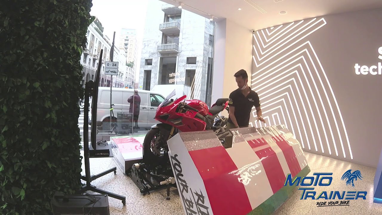 How do you receive and install your Moto Trainer? Motorbike simulator ...