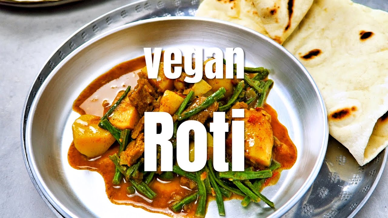 Vegan Roti | Met vegan ‘kip’ masala | Peas Maker - YouTube