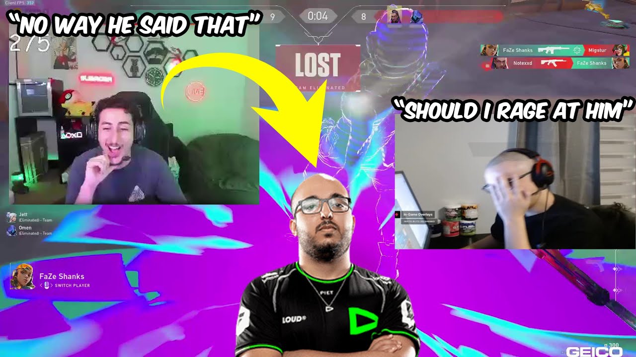 TSM Subroza REACTS To SEN Sacy Roasting Faze Shanks - YouTube
