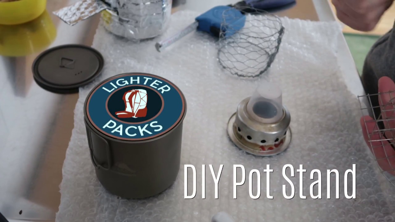 DIY Pot Stand for Toaks 650 - YouTube