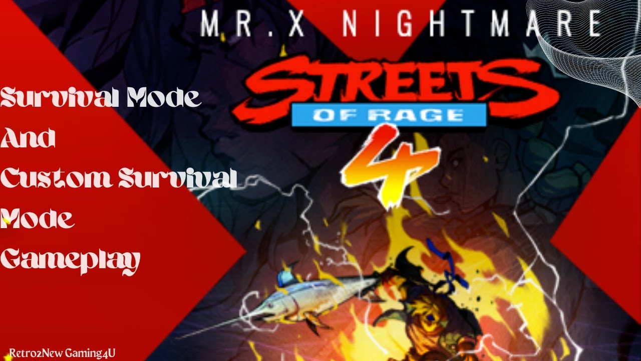 Streets of Rage 4-Survival Mode (Weekly)-SoR3 Skate & SoR4 Cherry-Co op ...
