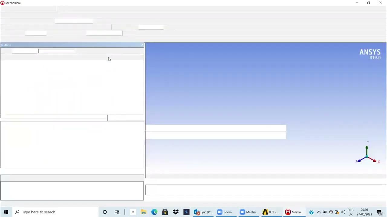 ANSYS Mechanical Tutorial: Part 1- introduction - YouTube
