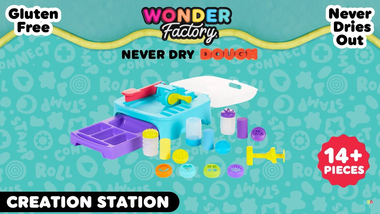 Never Dry Dough | Creation Station | Wonder Factory - YouTube