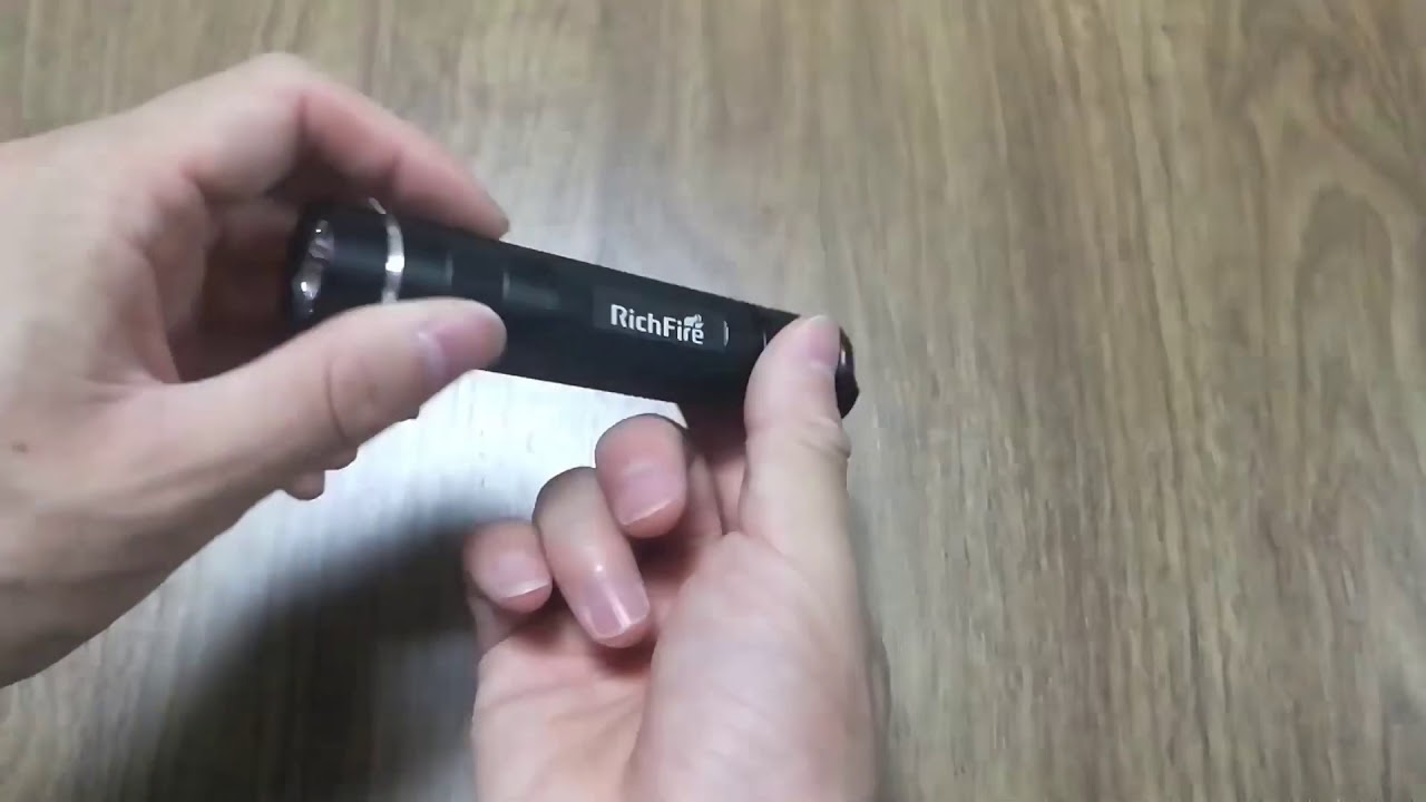 Ten tap tactical program led flashlight - YouTube