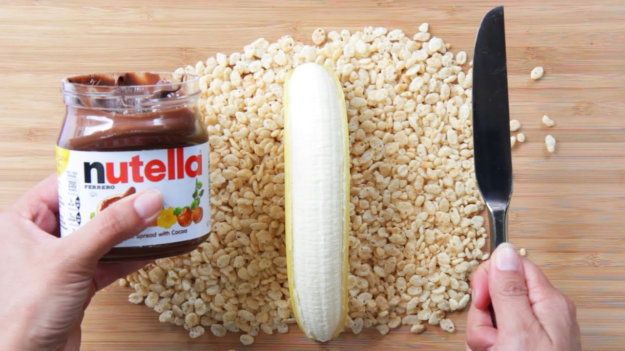 Banana Nutella Sushi - YouTube