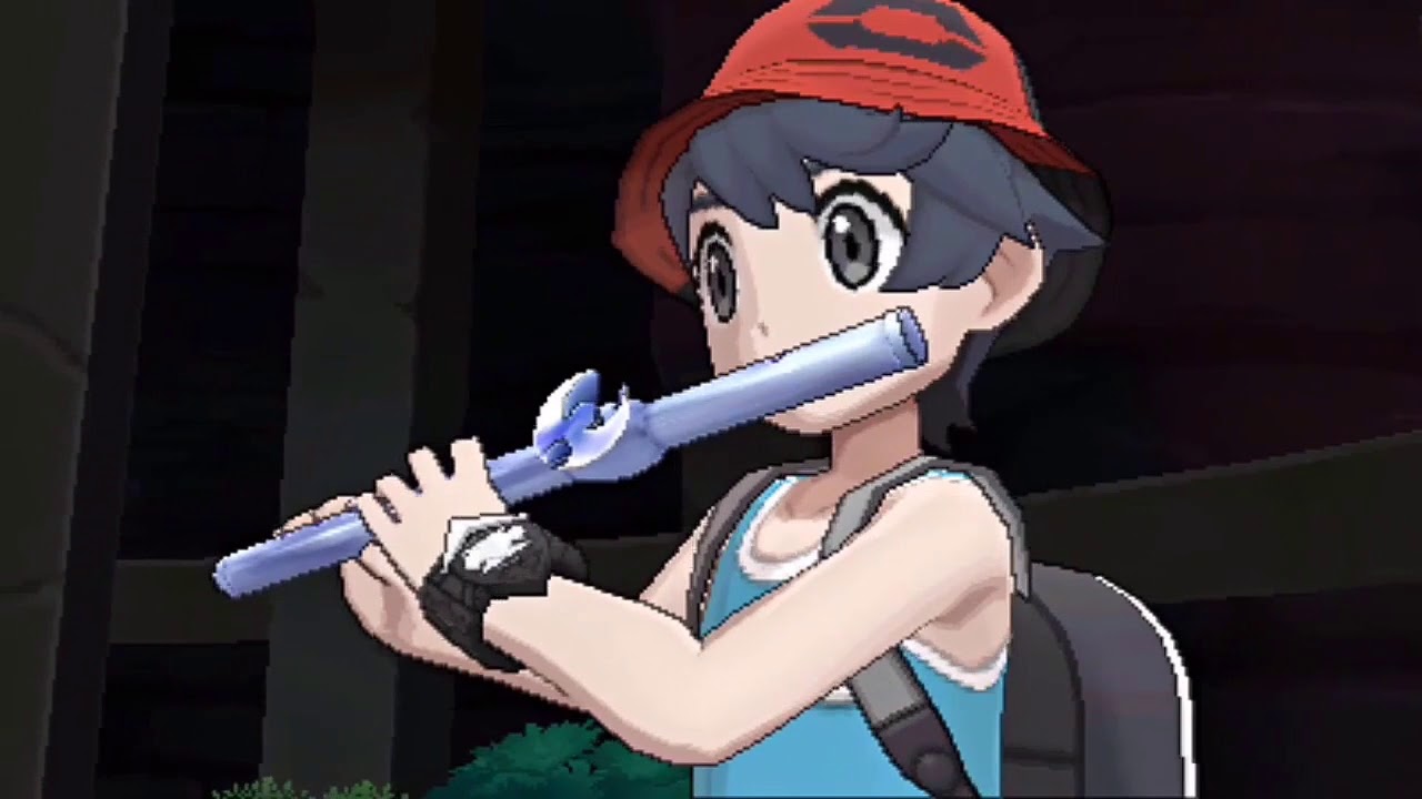 Pokémon Ultra Sun and Moon Meme - Moone Flute - Mask off - YouTube