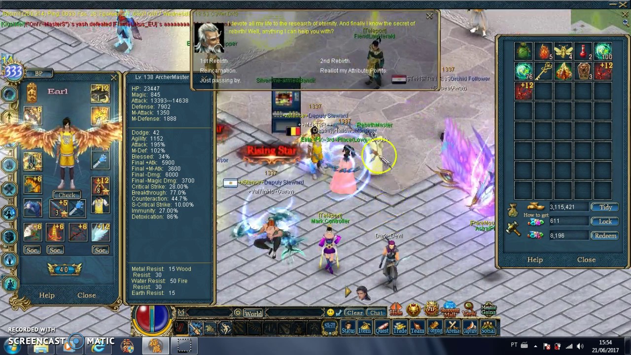 conquer online 3.0 completar 2 rb facio - YouTube