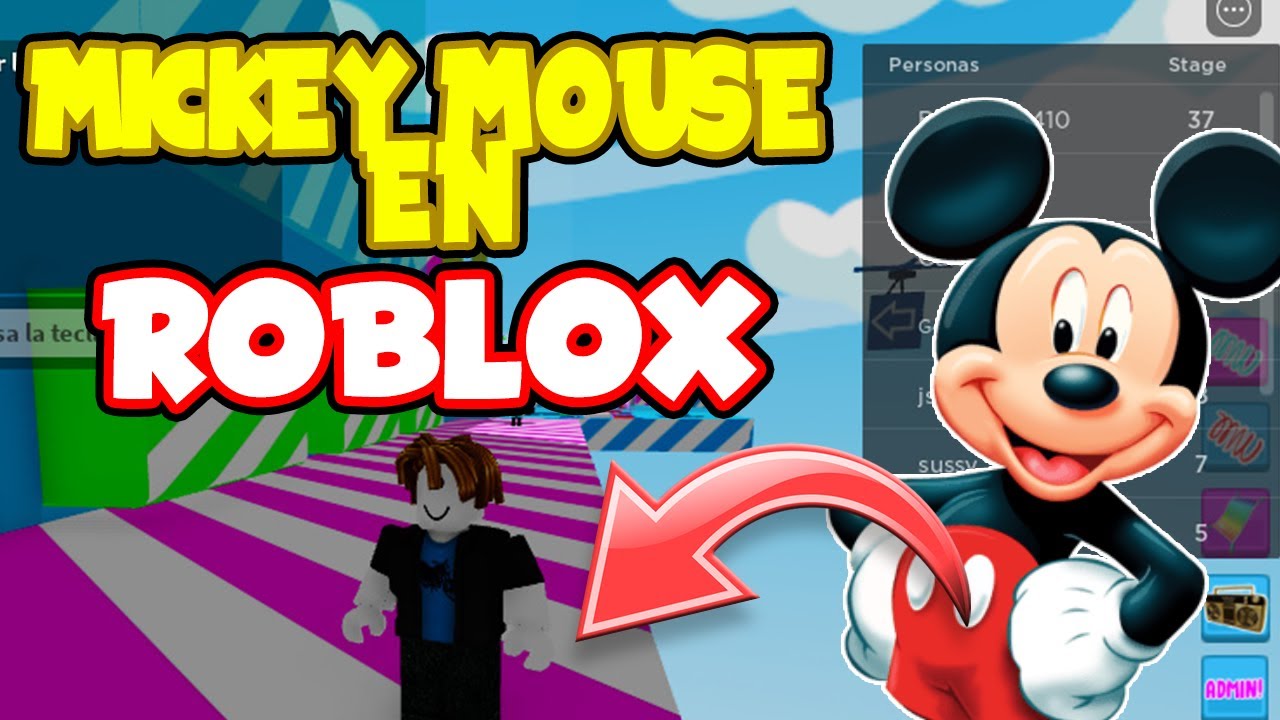 MICKEY MOUSE EN ROBLOX POR PRIMERA VEZ!! - YouTube