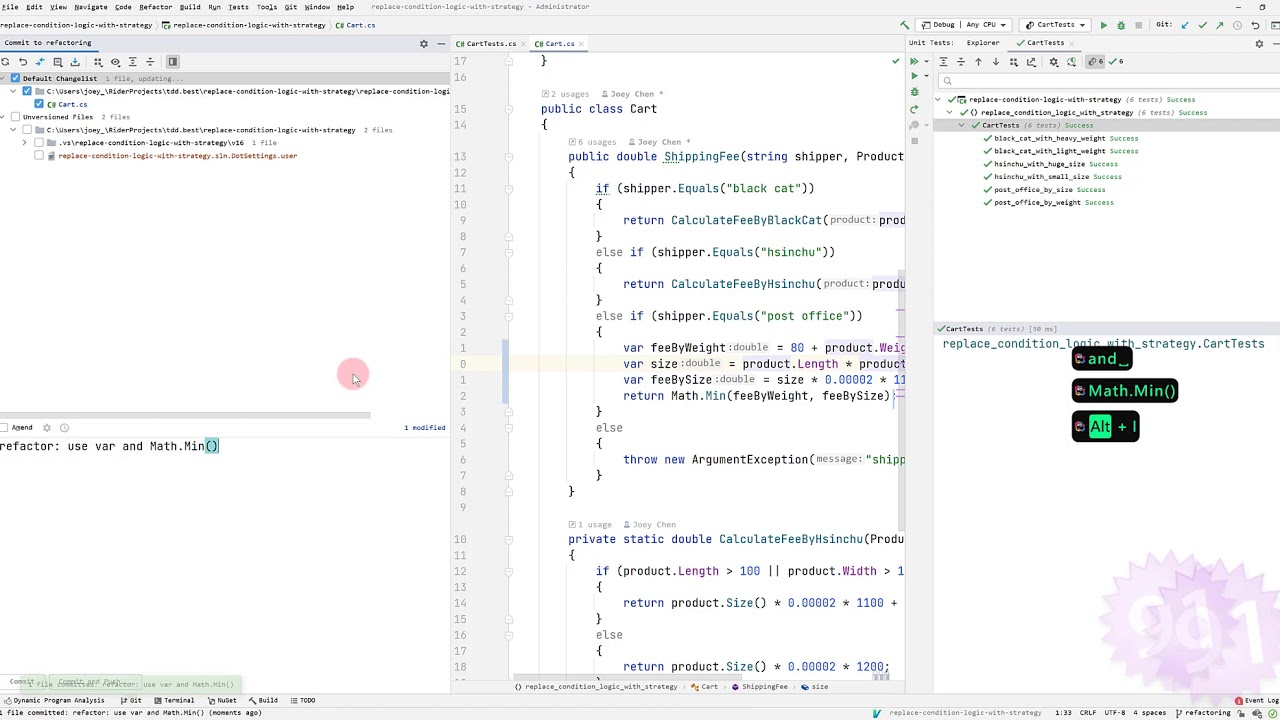 Replace Conditional Logic By Polymorphism By C With Rider Youtube