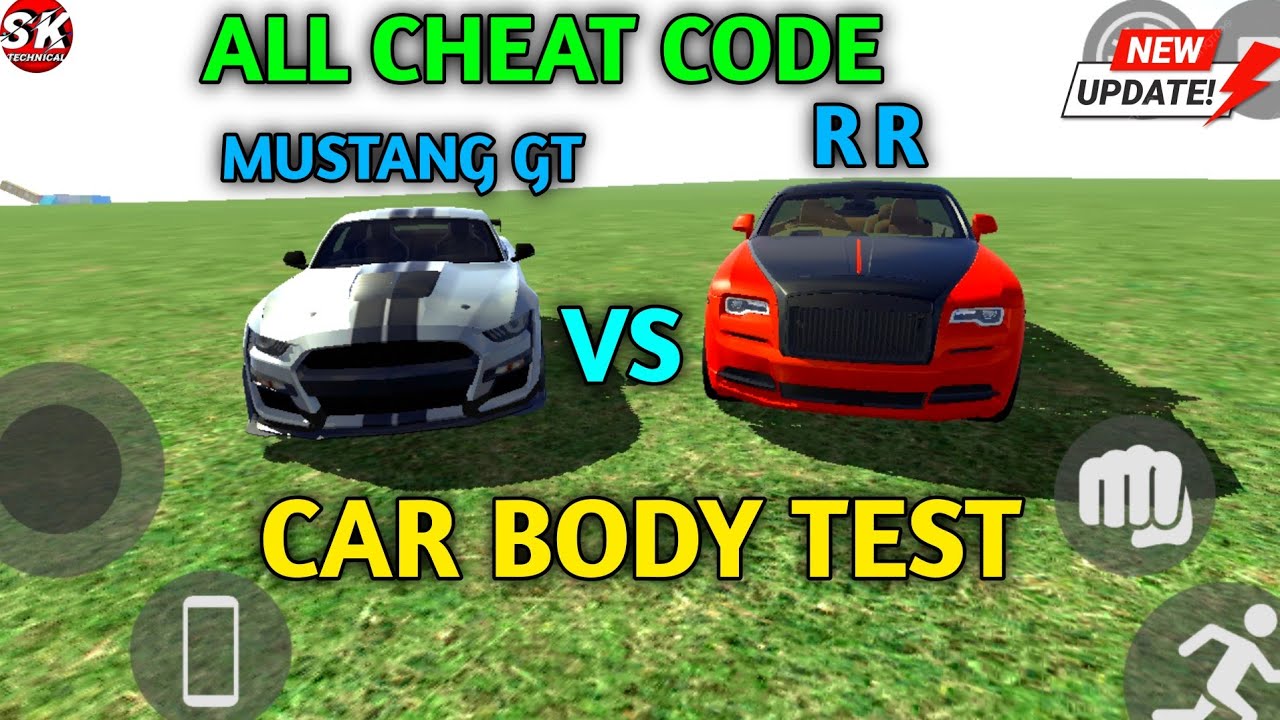 Mustang gt vs RR car body test | RR vs Mustang gt body test | all cheat ...