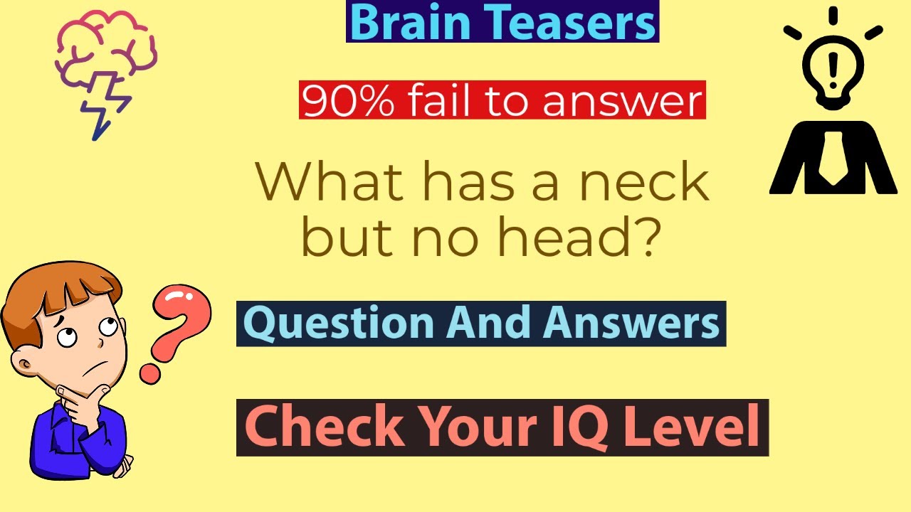 5 Tricky riddles Quiz | Part-5 | Brain Teaser | Learnopia - YouTube