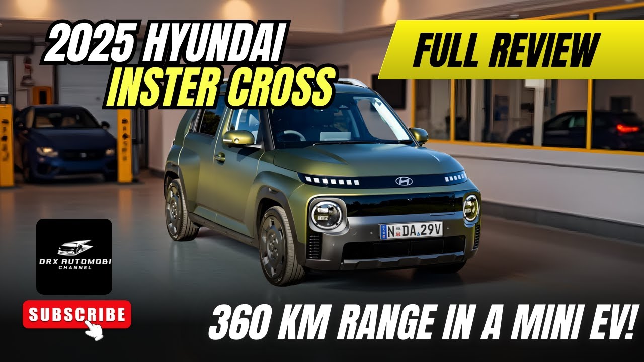 2025 Hyundai Inster Cross First Look | Affordable Adventure EV SUV ...
