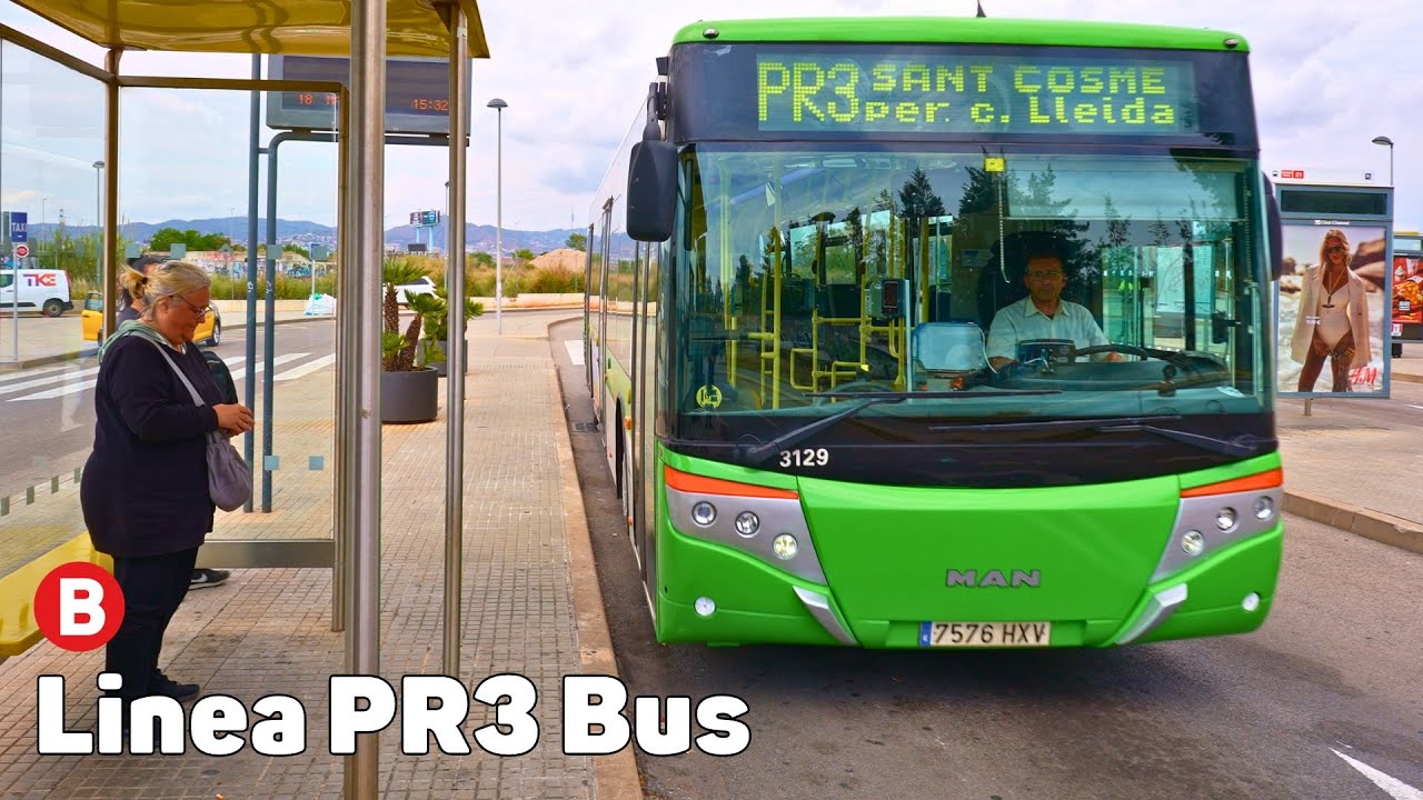 PR3 Bus - Autobús de Barcelona - Viaje completo - YouTube