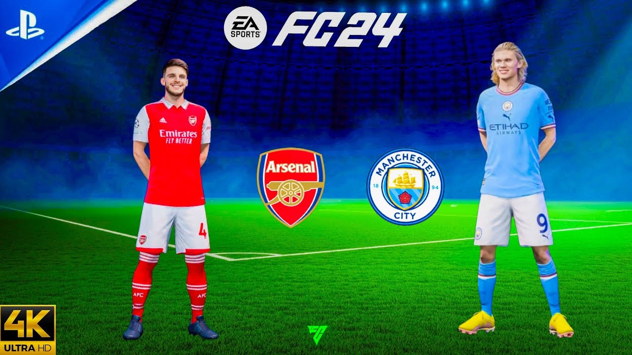 EA Sports FC 24 - ARSENAL VS MANCHESTER CITY | PS5 4K Full Gameplay ...