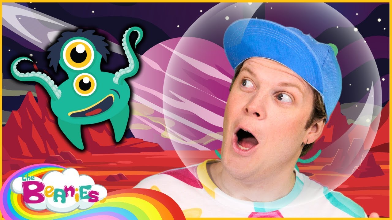 Dance and Sing IN SPACE | ALIENS AND ROCKET SHIPS | The Beanies "Rock ...