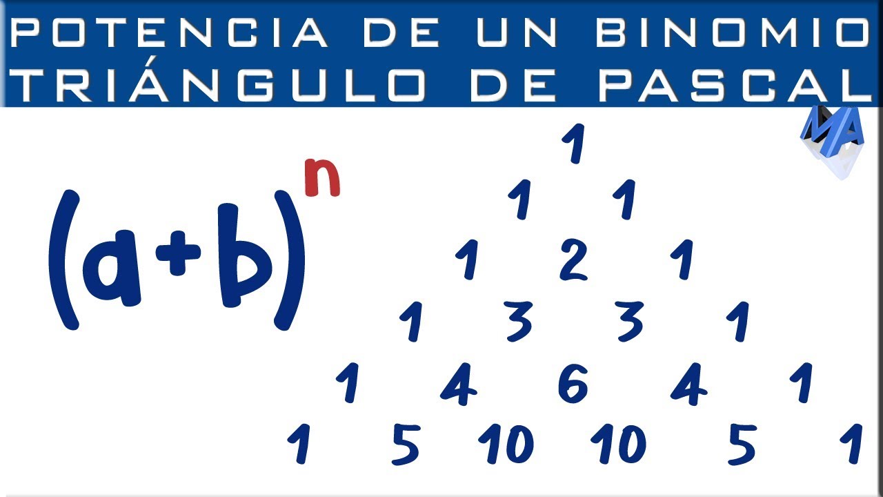Binomio De Newton Tri ngulo De Pascal Potencias De Un Binomio YouTube Binomio De Newton Tri ngulo De Pascal Potencias De Un Binomio YouTube