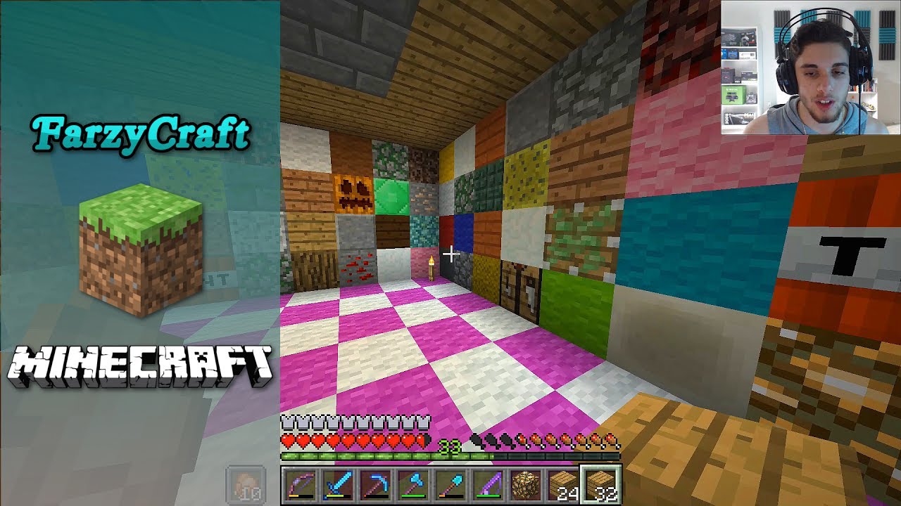 MY FACE IN MINECRAFT! - #47 - FarzyCraft - YouTube