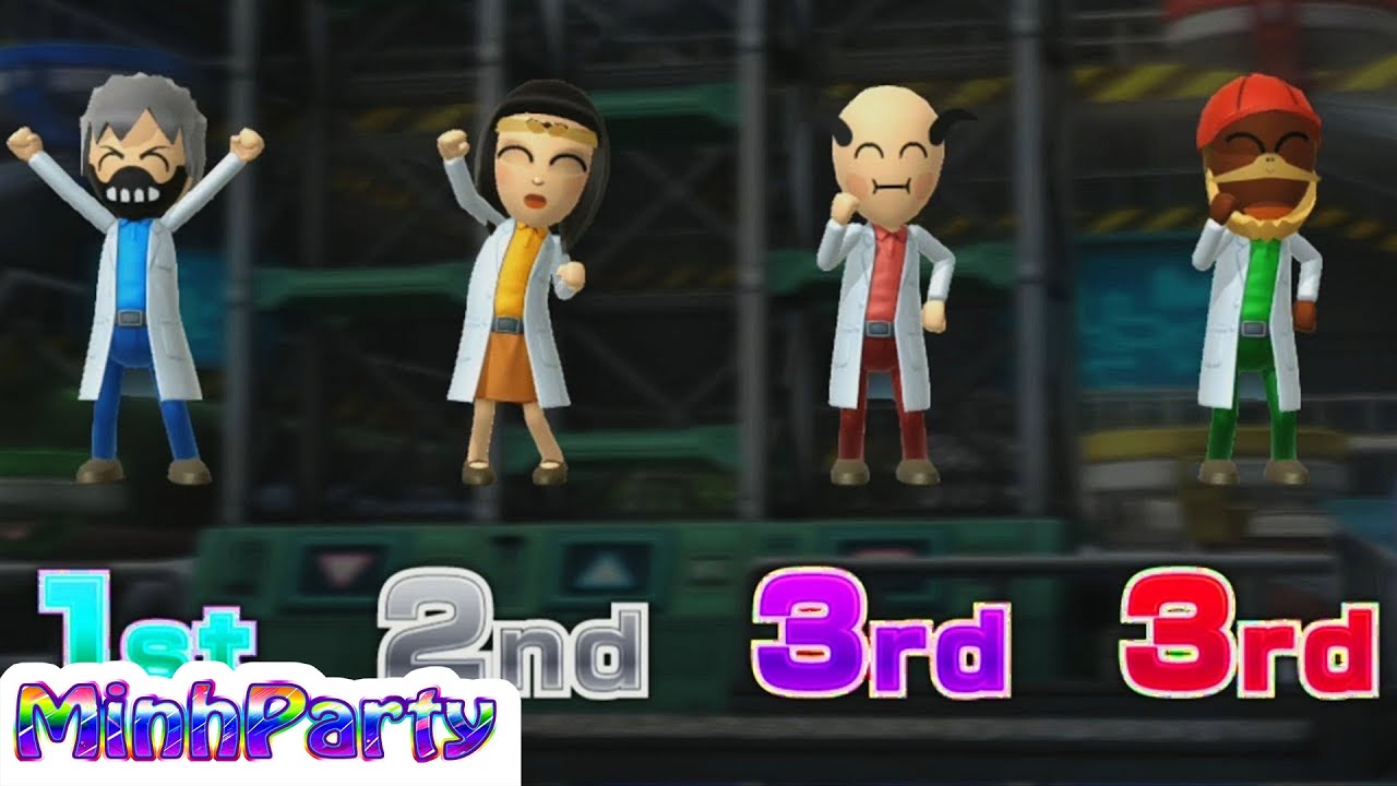 Wii Party U Minigames Gameplay Dojo Domination Ken Kaneki Vs 30 Mii ...