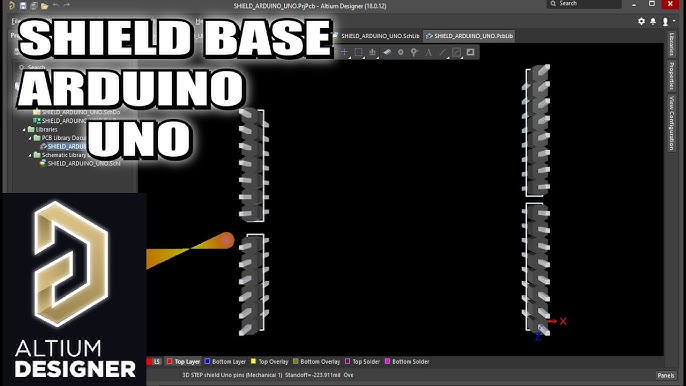 Arduino Uno Footprint Proteus Pcb Circuits
