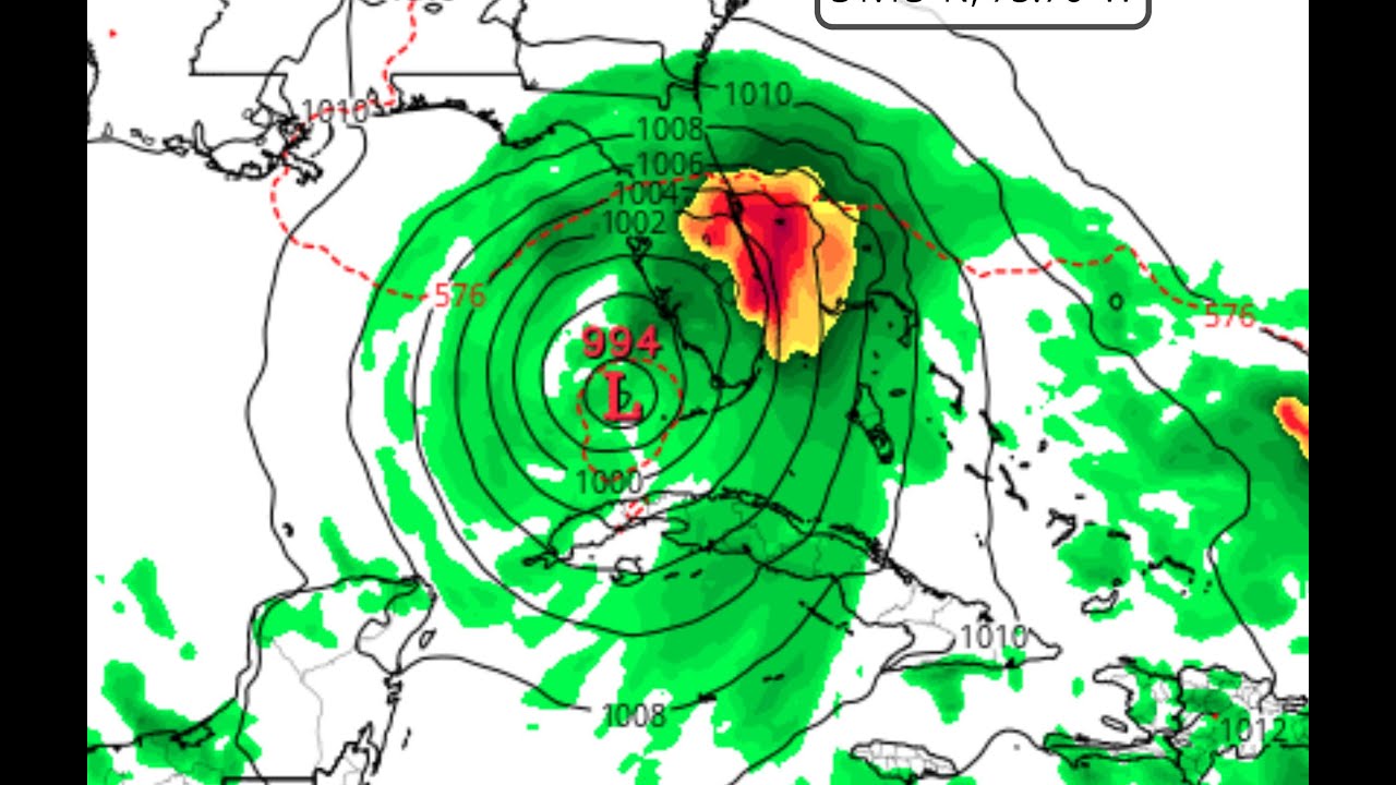 18z GFS MODEL MADNESS = BIG Category 1 Hurricane hits Florida June 8th ...