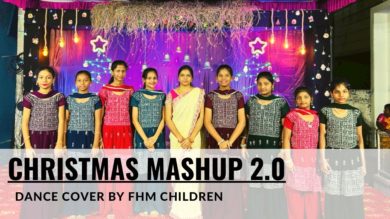 Christmas mashup song Dance Cover by FHM Children - YouTube