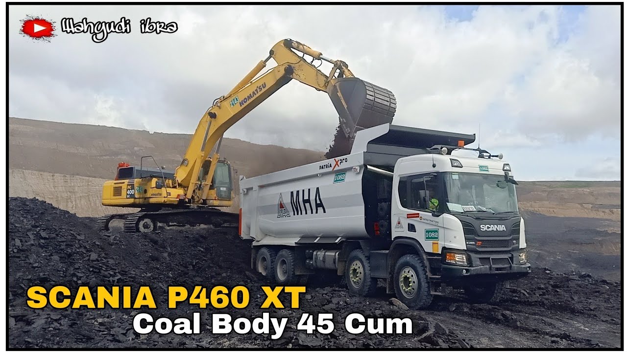Ground Test SCANIA P460 XT Dengan kapasitas muatan 40 Ton Up Batubara ...