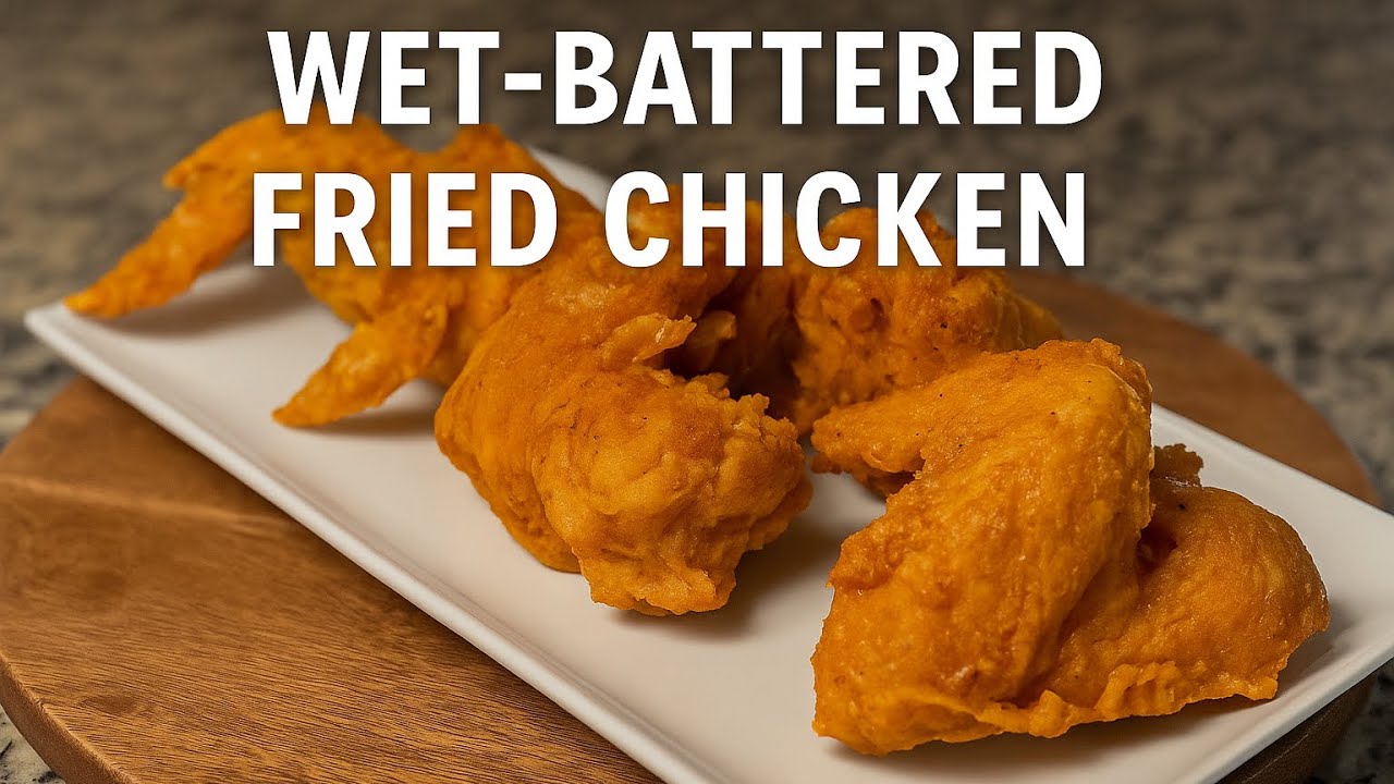 Wet Batter Fried Chicken and more! - N8 In The Kitchen is live! - YouTube