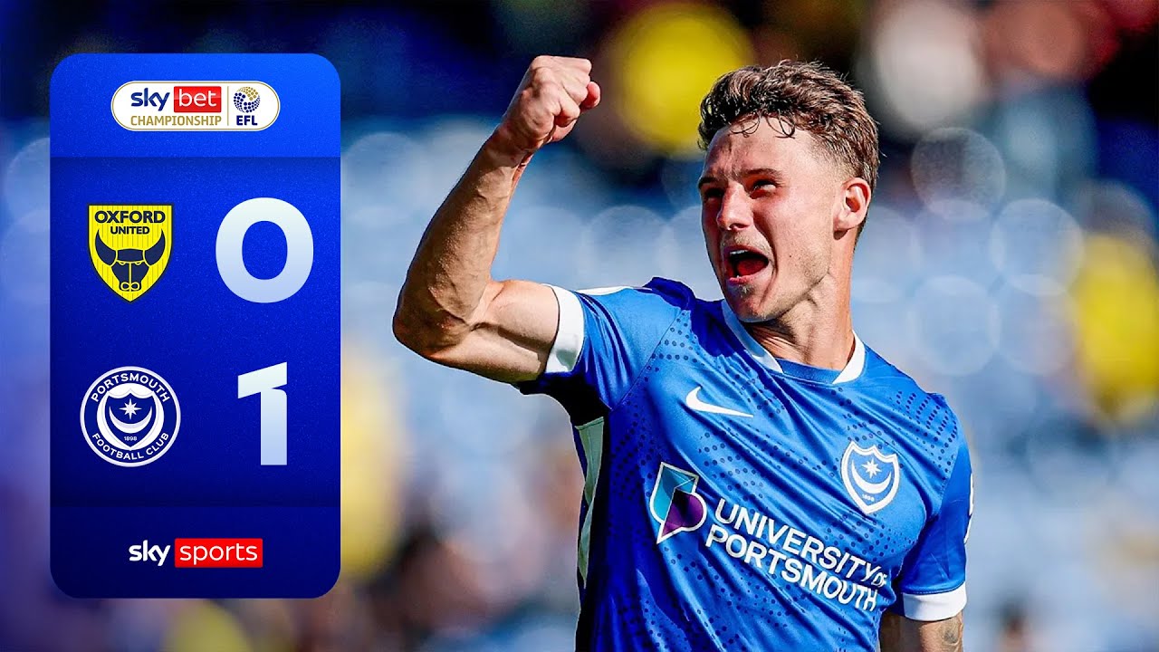 Adrian Segecic scores WINNER on debut! | Oxford 0-1 Portsmouth | EFL ...