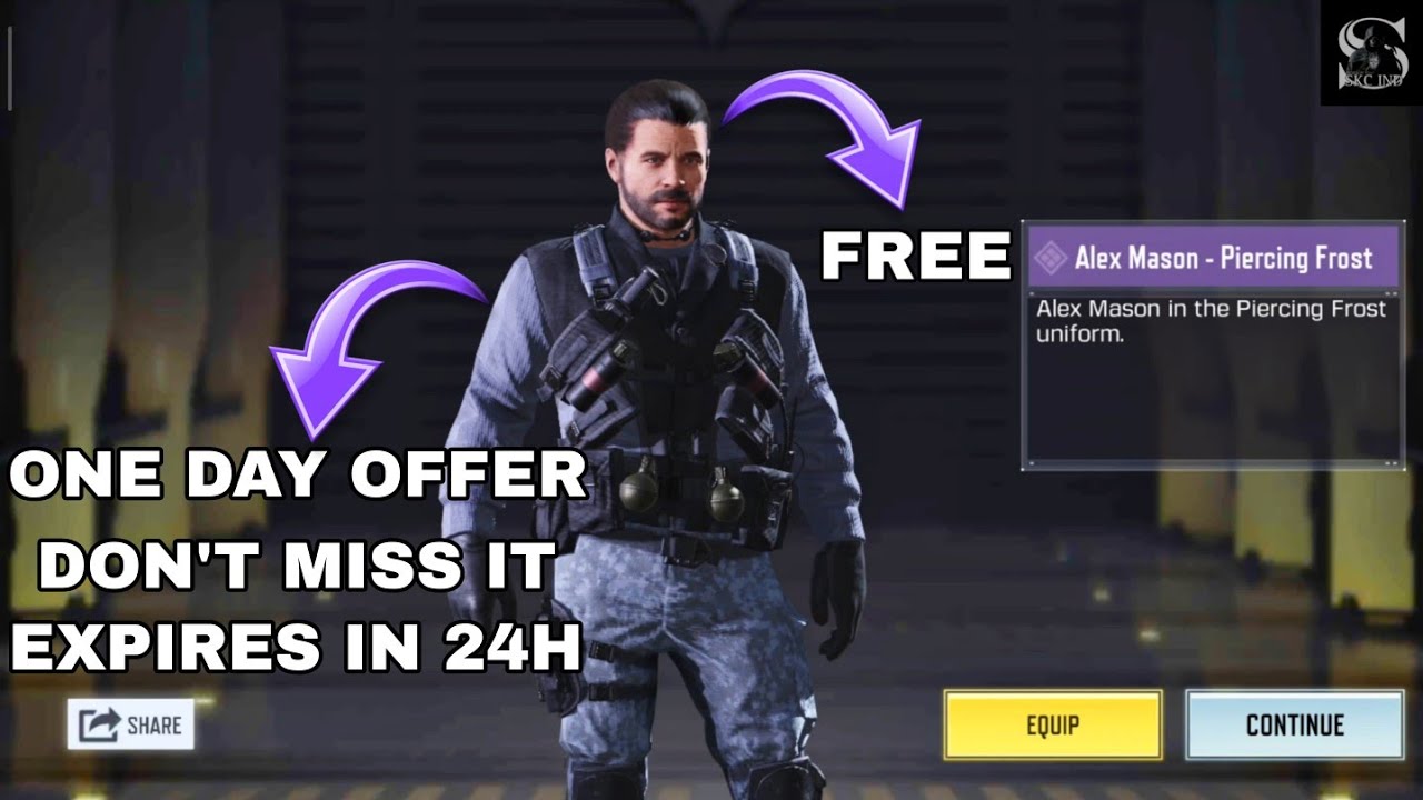 Free Alex Mason - Piercing Frost Character Skin In CODM | Event Free ...