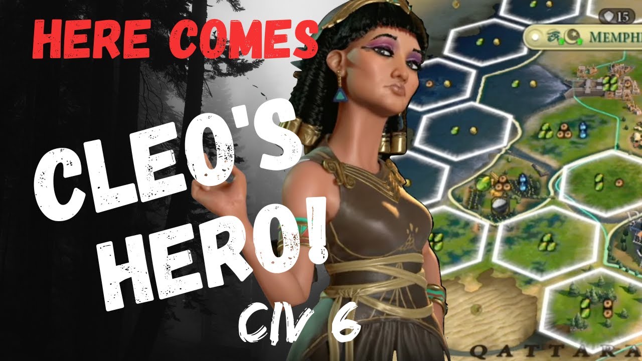 Egypt partners with a Hero (and Great People) Cleopatra Civ 6 - YouTube