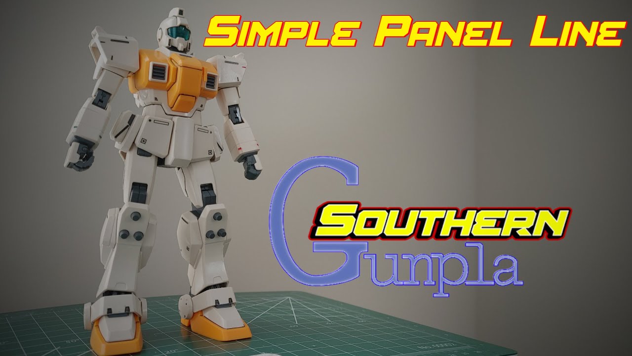 HOW TO | Panel Line Quick and Simple | Gunpla | Plasmo | Plastic Model ...