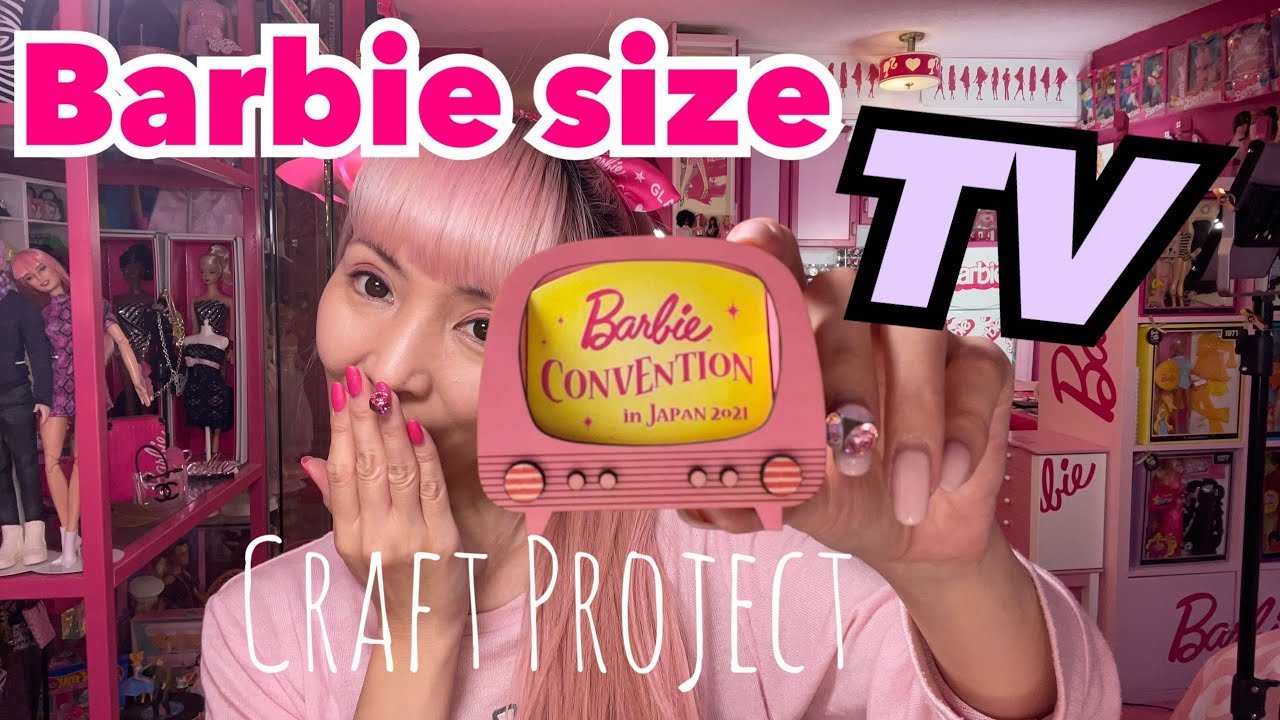 DOLL SIZE RETRO TV! BARBIE CRAFT IDEA - YouTube