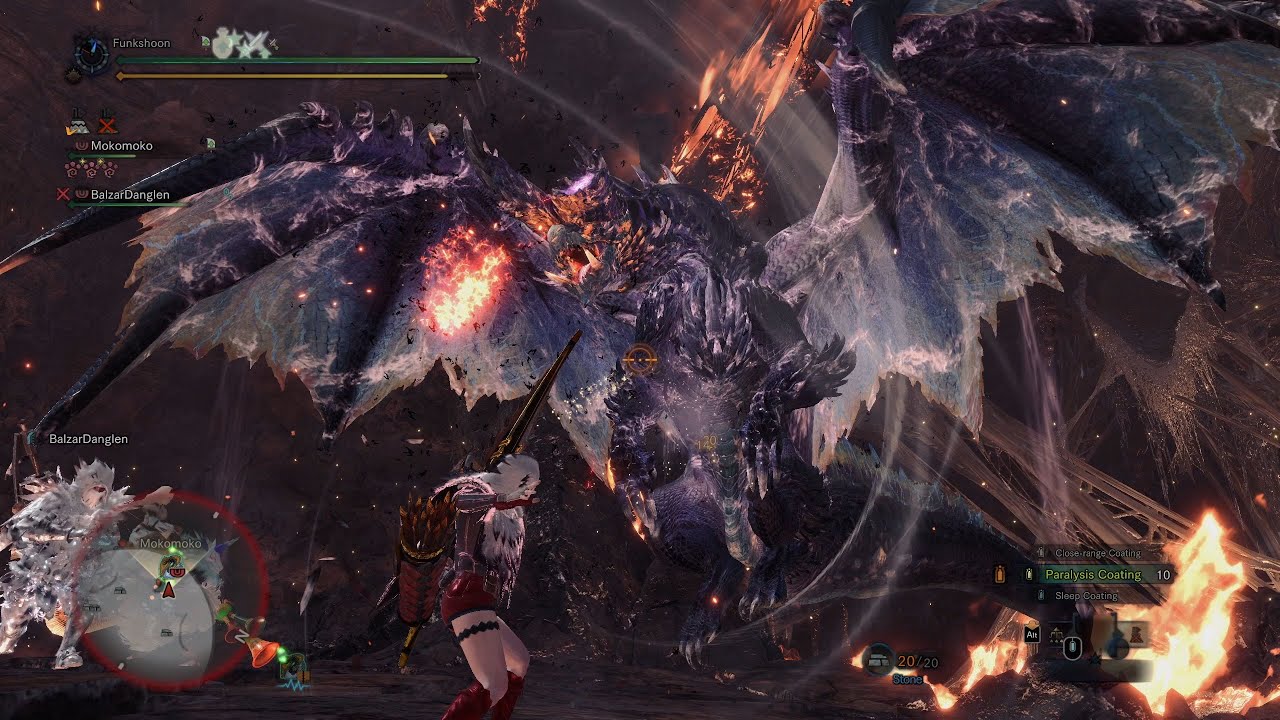 Monster Hunter World: Iceborne - Alatreon glitch flying twice - YouTube