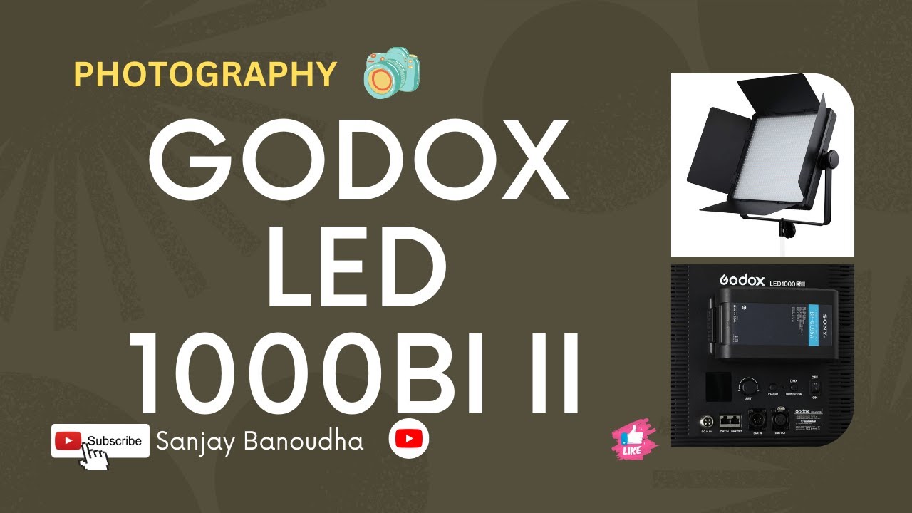 #LED Light Godox LED 1000 BI II, गोडोक्स एलईडी 1000 बीआई II, - YouTube