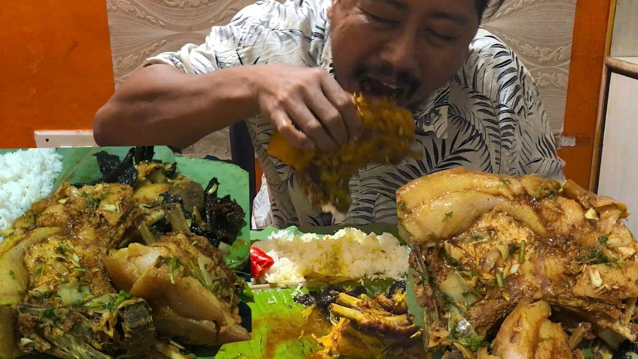 Tangkhul naga pork curry with bamboo shoot and wild mushroom with ...