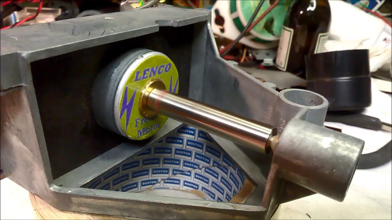 lenco dc motor servo and flywheel 2019 - YouTube